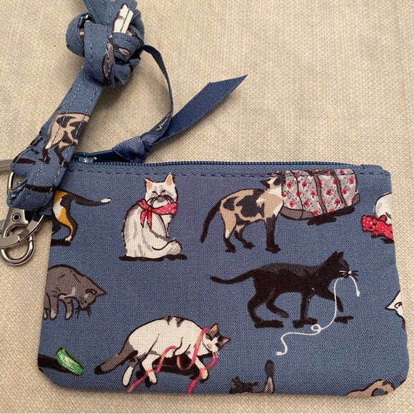 Vera Bradley | Accessories | Vera Bradley Lanyard And Zip Id In Cats ...